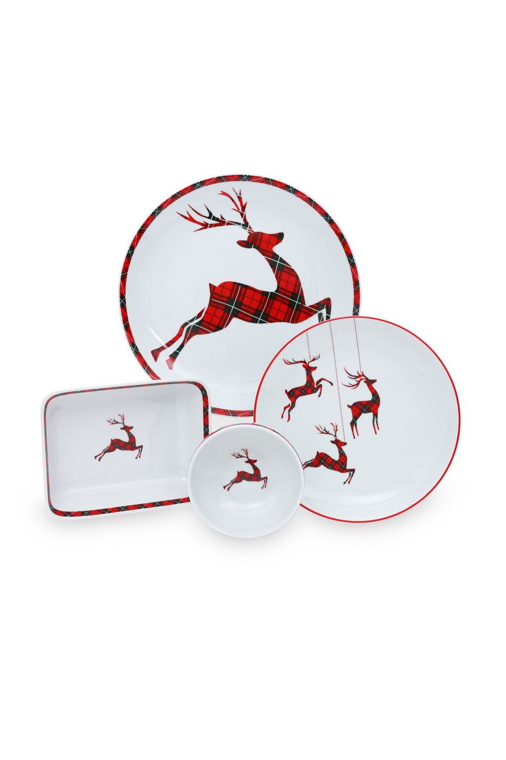 Dear Deer Collection Set of 8 Plates (26 pieces) – Some Home Istanbul